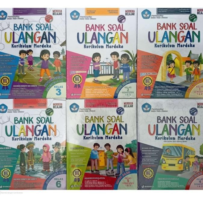 Jual Ori - Buku Pintar Bank Soal Ulangan Kurikulum Merdeka SD/MI Kelas 1, 2, 4, 5 | Shopee Indonesia