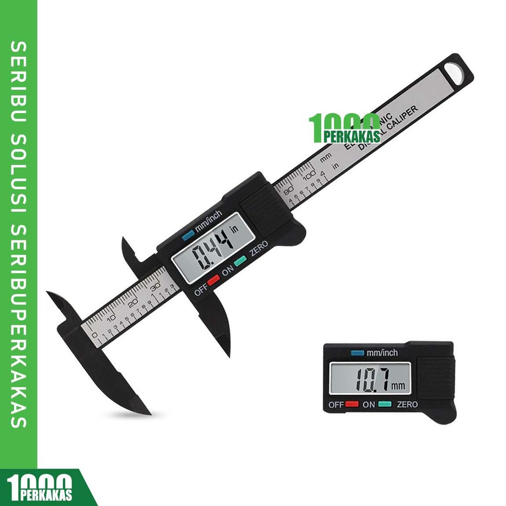Jual 1P Caliper Digital Meter 0-100mm AG94 / Vernier Jangka Sorong Sigmat LCD Calliver / Sketmat ...