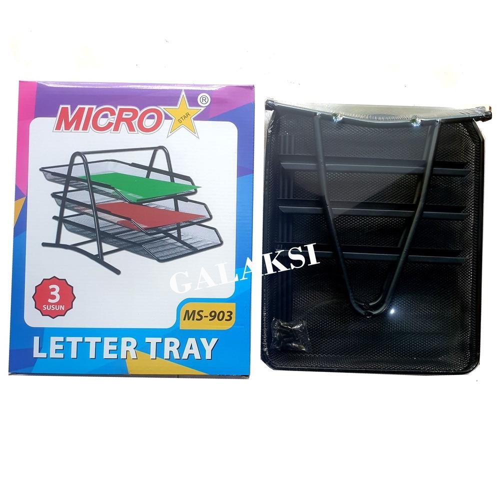 Jual RUBYSU DOCUMENT TRAY / RAK SURAT BESI 3 SUSUN | Shopee Indonesia