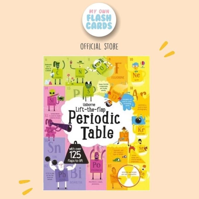 Jual Ori - Periodic Table Buku Import Lift the Flap Board Education ...