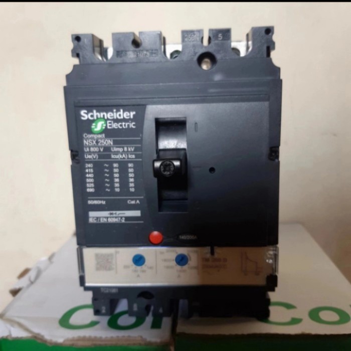 Jual MCCB Schneider NSX250N 3P 200A 50kA | Shopee Indonesia