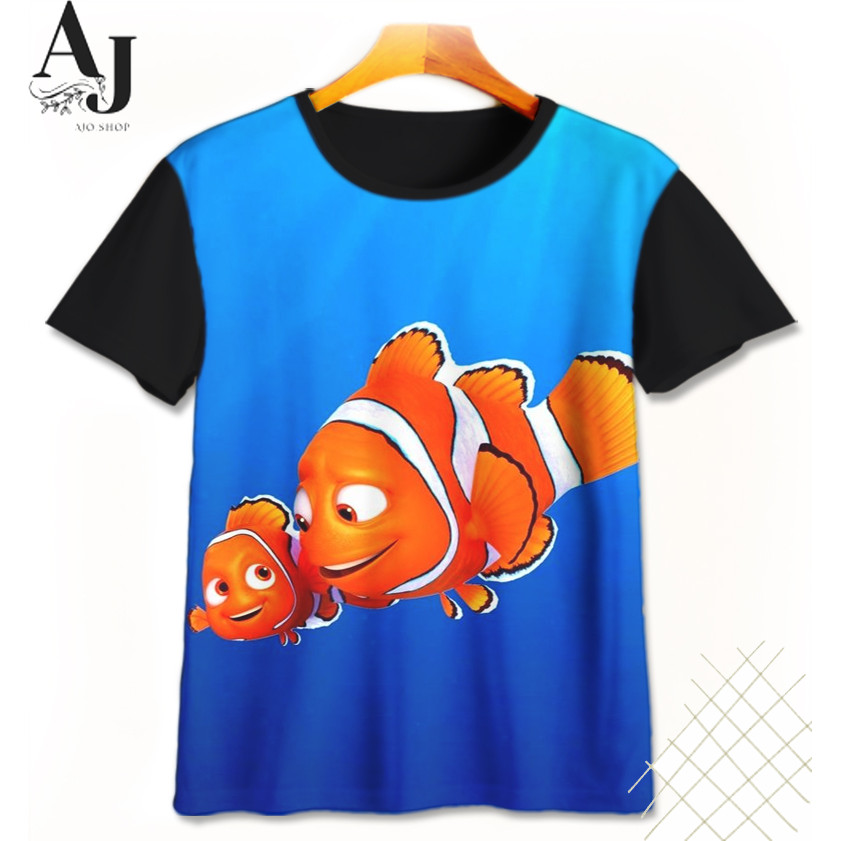 Jual Baju Anak Finding Nemo Kaos Kartun Game Anime 3D Nemo-5-designWD ...