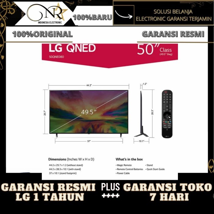 Jual Lg 50Qned80Sra 4K Qled Nanocell Lg Mini Led 50'Inch Lg 50Qned80 ...