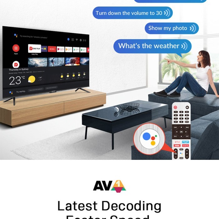 Jual Coocaa Led Tv 50S6G- 50 Inch Uhd 4K Pro Android 10 Smart Android Netfl | Shopee Indonesia