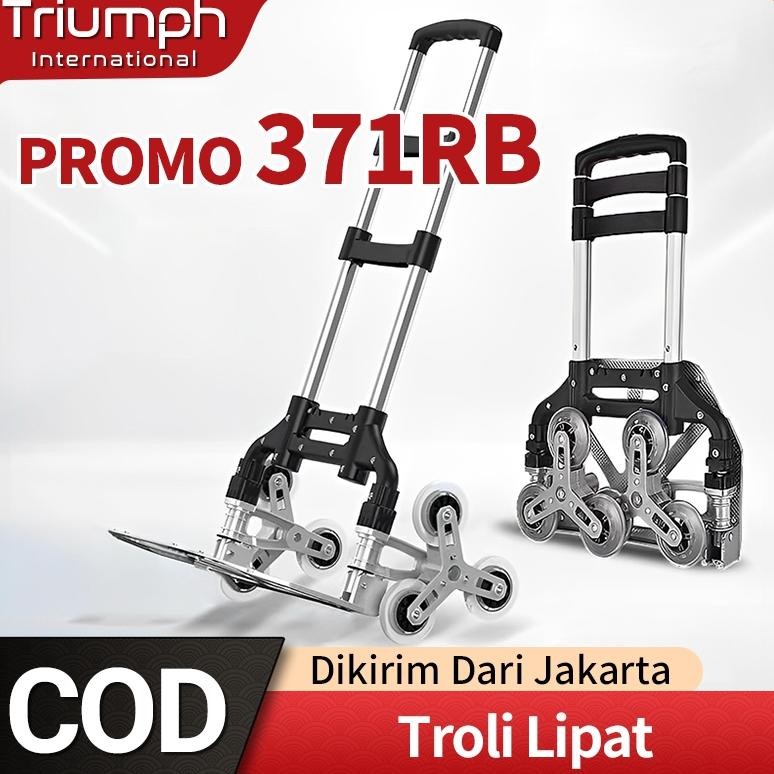 Jual Troli Lipat Portable Troli Belanja Alumunium yang Kuat Troli Lipat ...