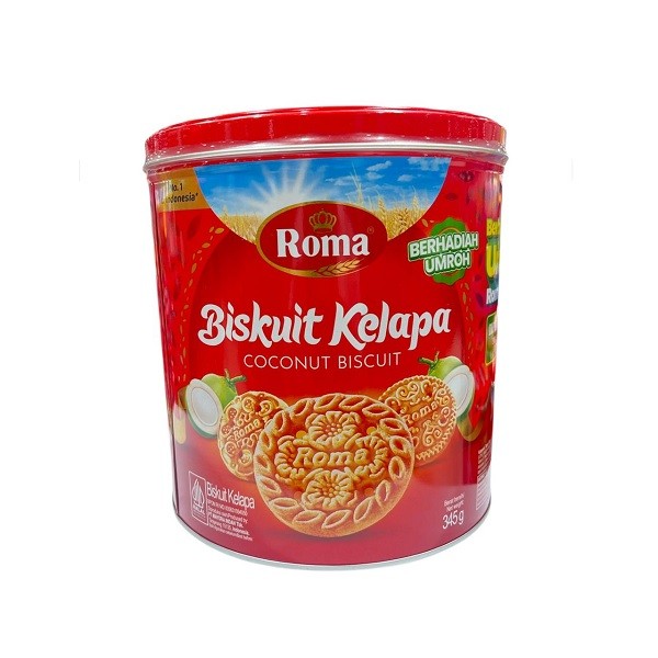 Jual ROMA BISCUIT KELAPA LUX TIN 345 GR | Shopee Indonesia