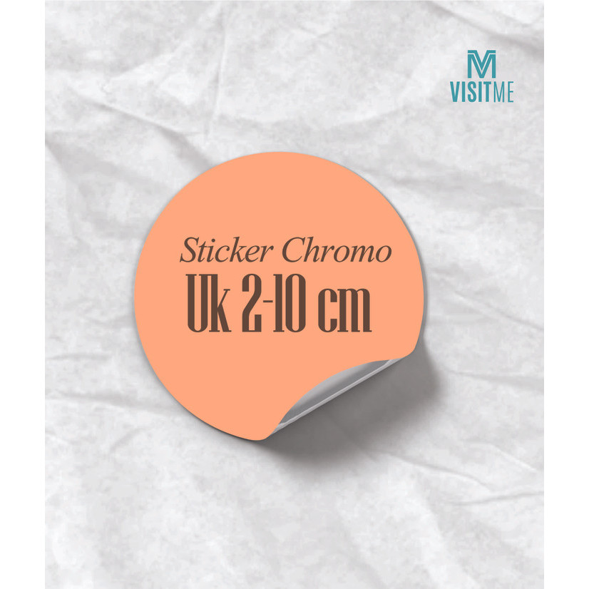 Jual Cetak Stiker 2-10cm Bulat Chromo Stiker Label Kemasan Product ...
