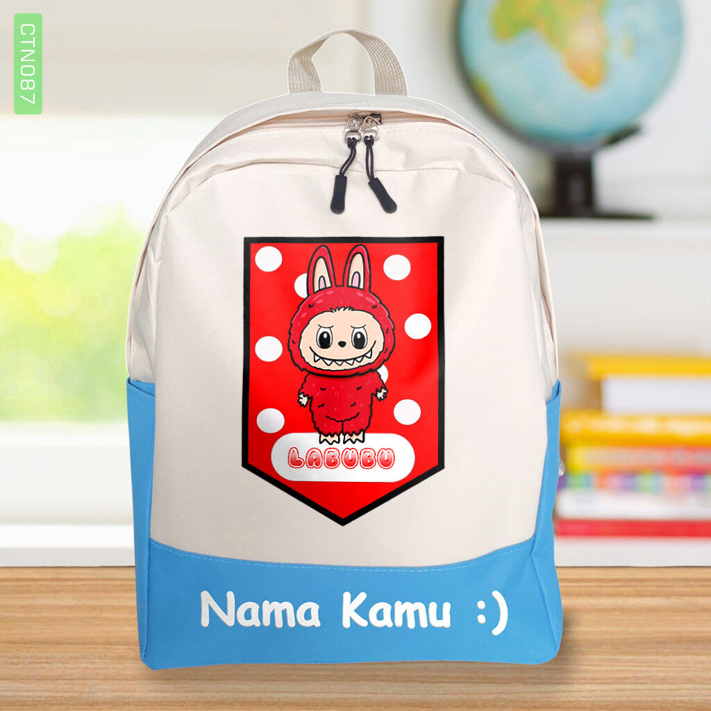 Jual Tas Anak Labubu Merah - Ransel Sekolah SD TK Ngaji - Gambar ...