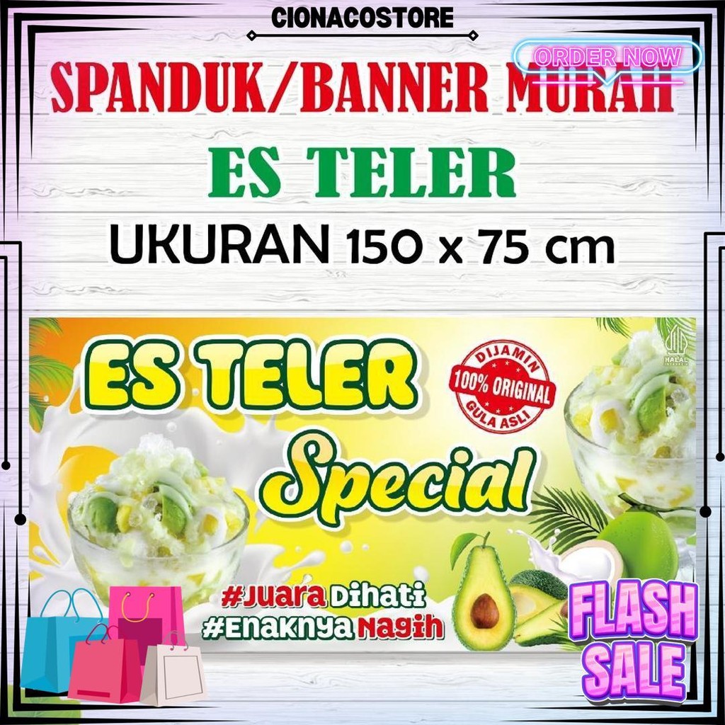 Jual Spanduk Banner Es Teler Spesial, Es Teler Sultan D Termurah ...