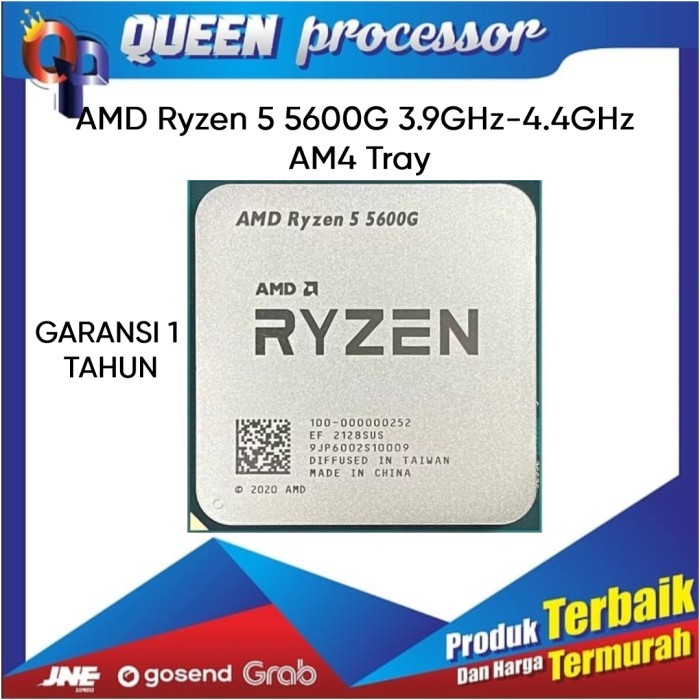 Jual PROCESSOR AMD RYZEN 5 5600G TRAY BUNDLE | Shopee Indonesia