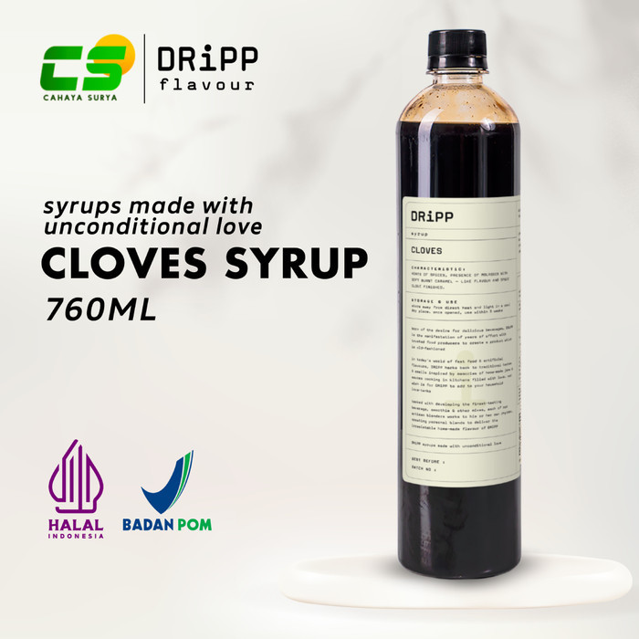 Jual Dripp Sirup / Syrup - Cloves Syrup 760 ml (Sirup Cengkeh) | Shopee ...