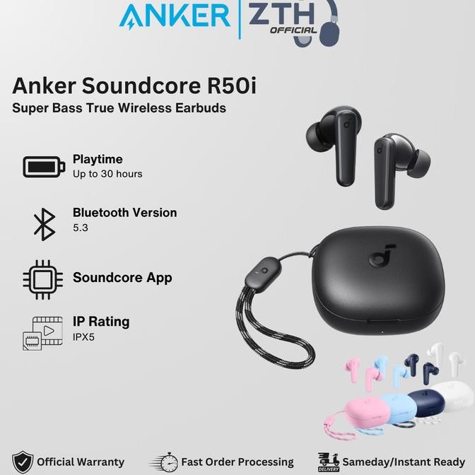 Jual Anker Soundcore R50I R50L True Wireless Earbuds Tws Earphone ...