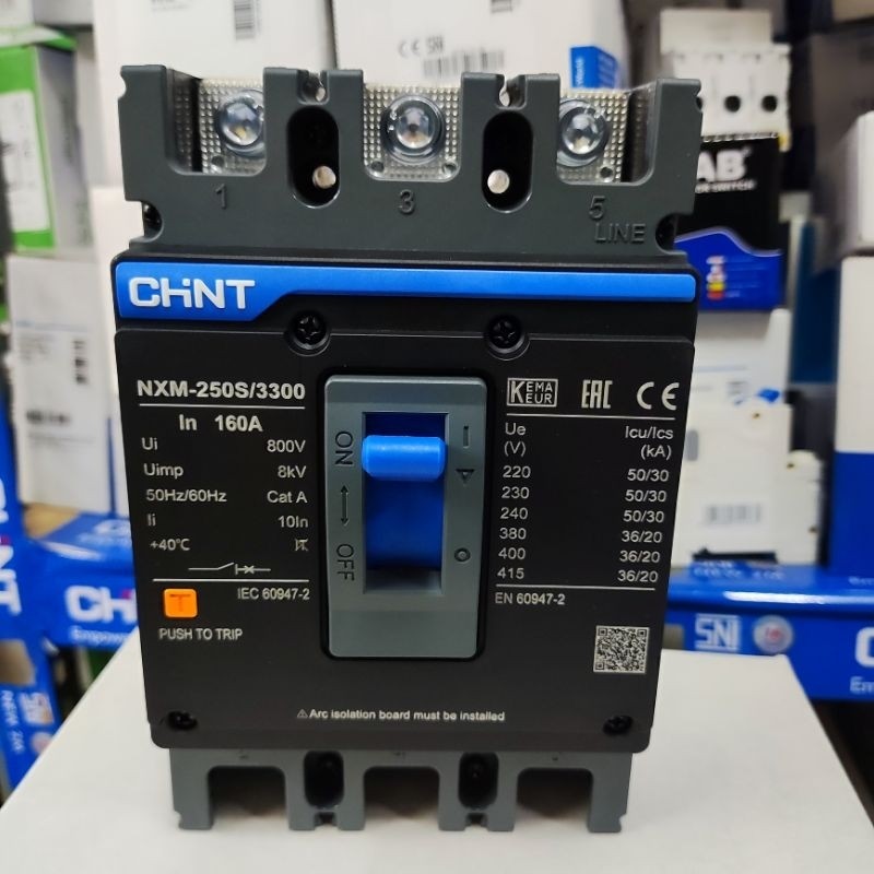 Jual MCCB CHINT NXM250S 3P 160A 200A 250A Chint Electric | Shopee Indonesia