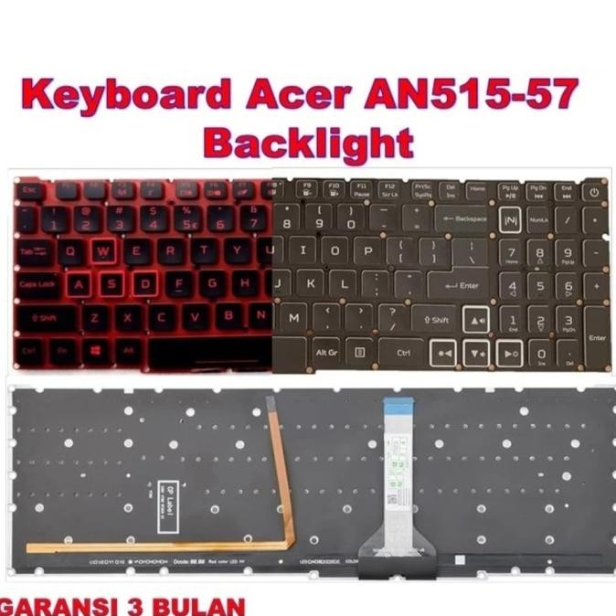 Jual Keyboard Acer Nitro 5 AN515-57 AN517-54 AN517-41 Backlight Backlit ...