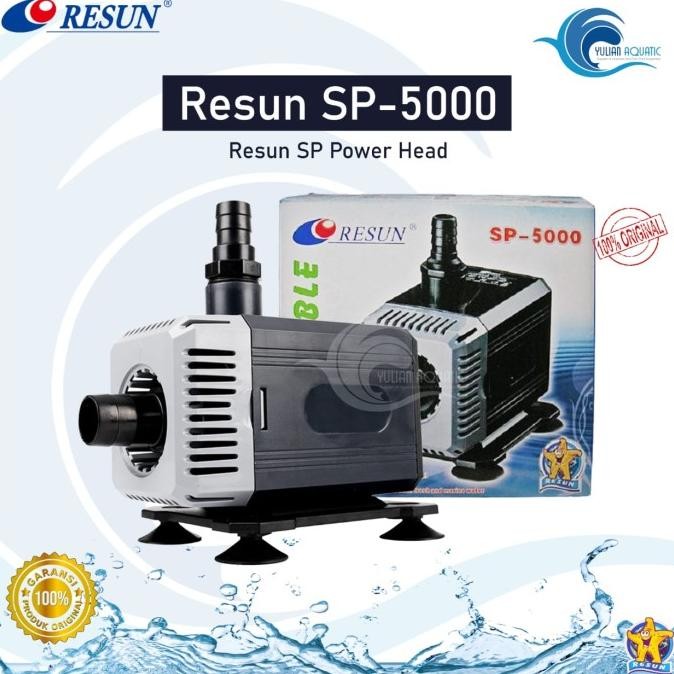Jual Resun SP-5000 Pompa Air Celup Submersible Aquarium Water Pump ...