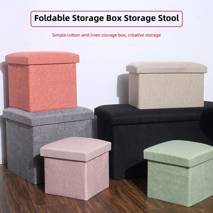 Jual Kotak Penyimpanan Storage Box Multifungsi Model Bangku Sofa ...
