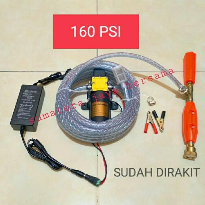 Jual Alat steam cuci motor 160 PSI pompa dc cuci motor mobil ac 160psi ...