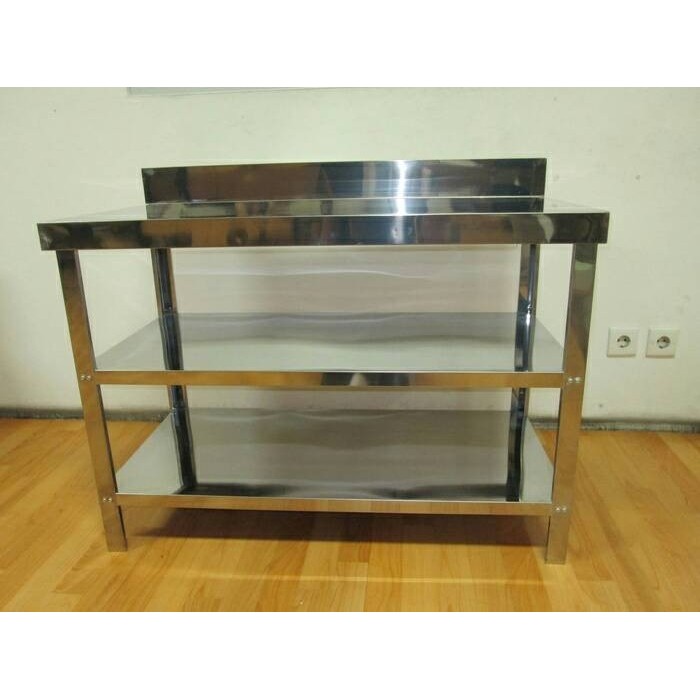 Jual MEJA DAPUR STAINLESS STEEL SERBA GUNA MERK METALCO TINGGI 75 CM ...
