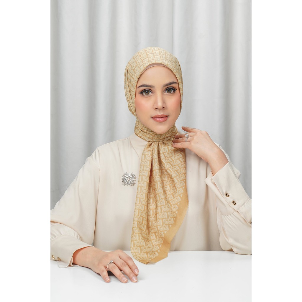 Jual Bimu Voile Square - Butter | Shopee Indonesia