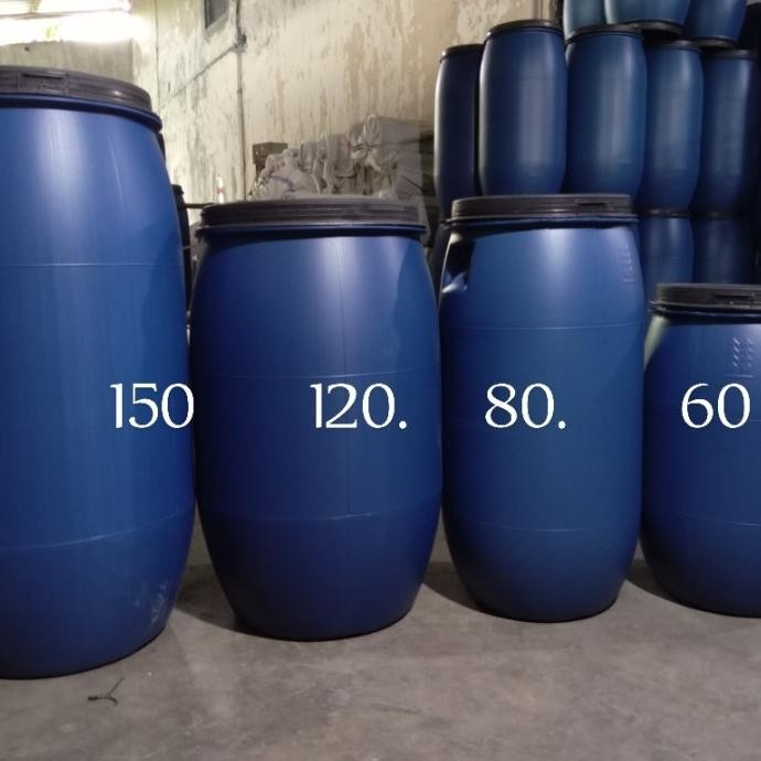 Jual Tong Air Biru Besar Tutup Hitam, Tong Tempat Sampah, Tong 120Lt ...
