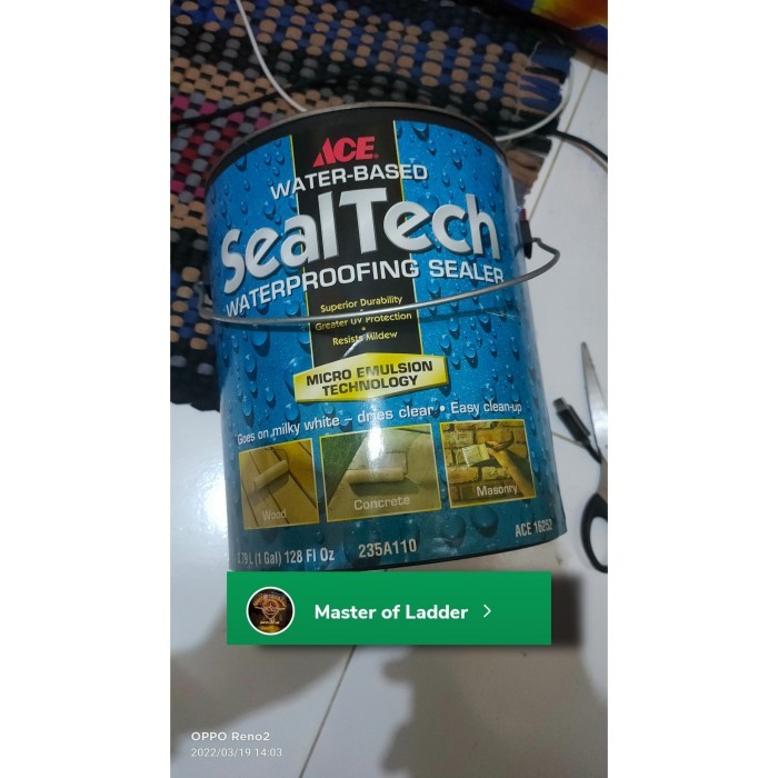Jual Sealtech Waterproofing Sealer/Cat Anti Air Kain/Kayu/Tembok/Semen | Shopee Indonesia