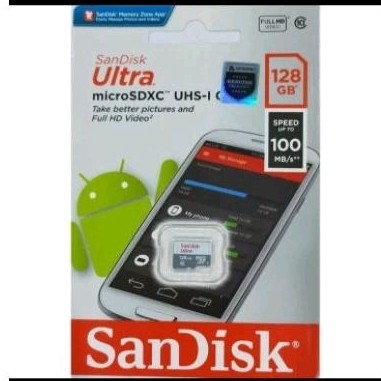 Jual MEMORY CARD SANDISK ULTRA 128 GB KARTU MEMORI | Shopee Indonesia