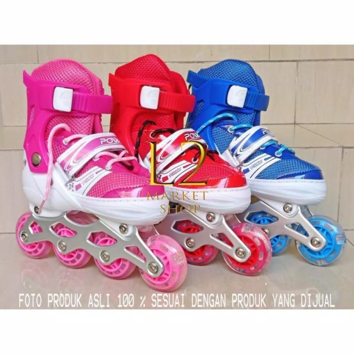 Jual SEPATU RODA POWER ORIGINAL BISA BAJAJ/INLINE SKATE MURAH HARGA ...