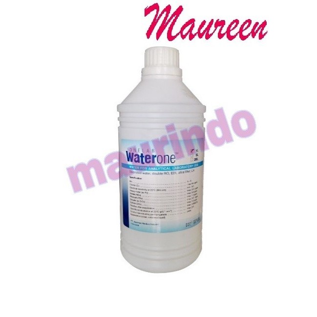 Jual Onemed Water One 1 Liter Waterone Aquades Aquabidest Aquademin 1L | Shopee Indonesia