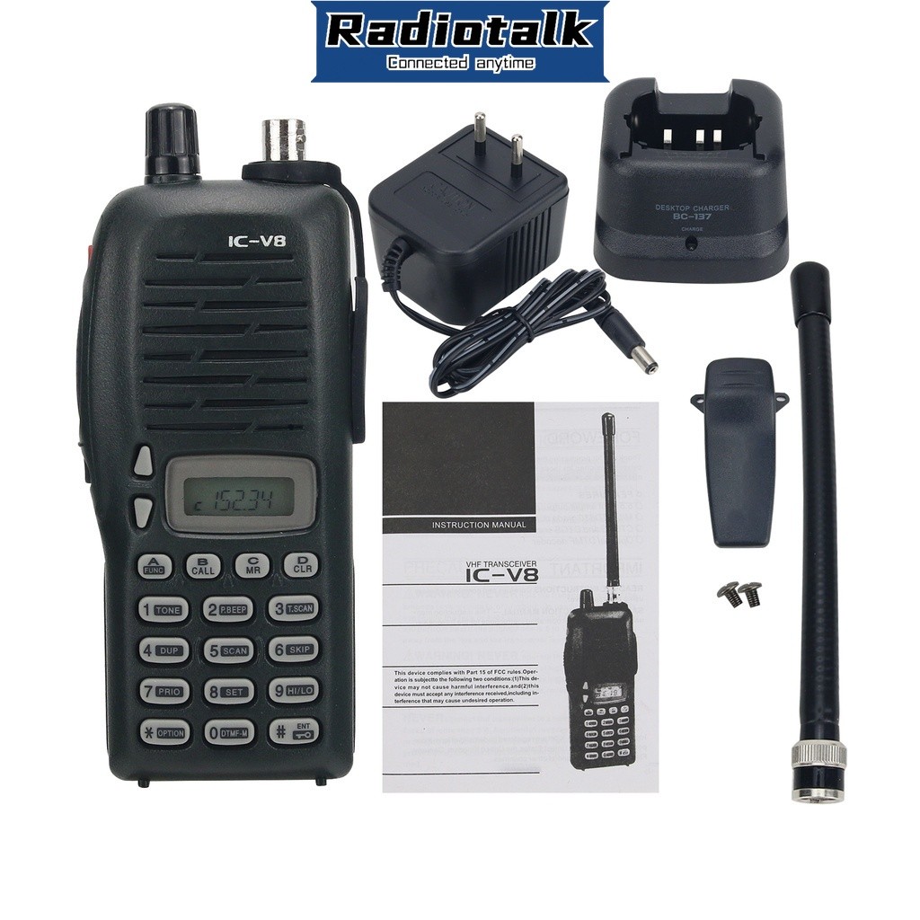 Jual ICOM IC-V8 VHF Transceiver 5.5W VHF Radio Walkie Talkie |QeviuBJM| | Shopee Indonesia