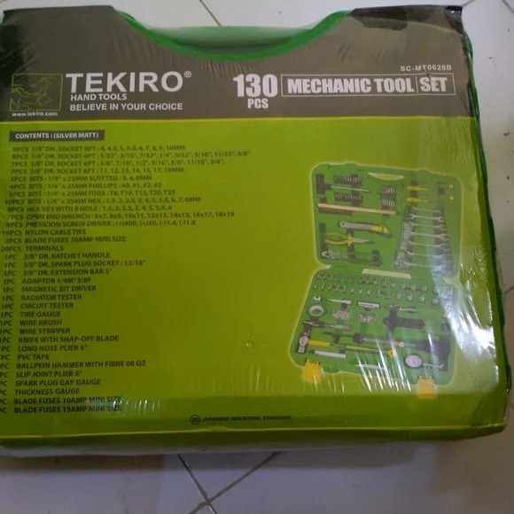 Jual *#*#*#] tool kit 130 pcs tekiro | Shopee Indonesia