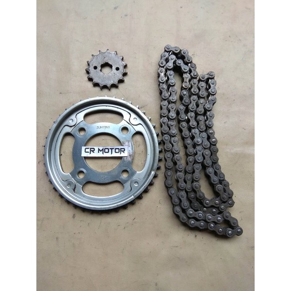 Jual Gear Rantai Set Cbr 150 K45 Lokal Mata Dua Non Led Copotan Motor ...