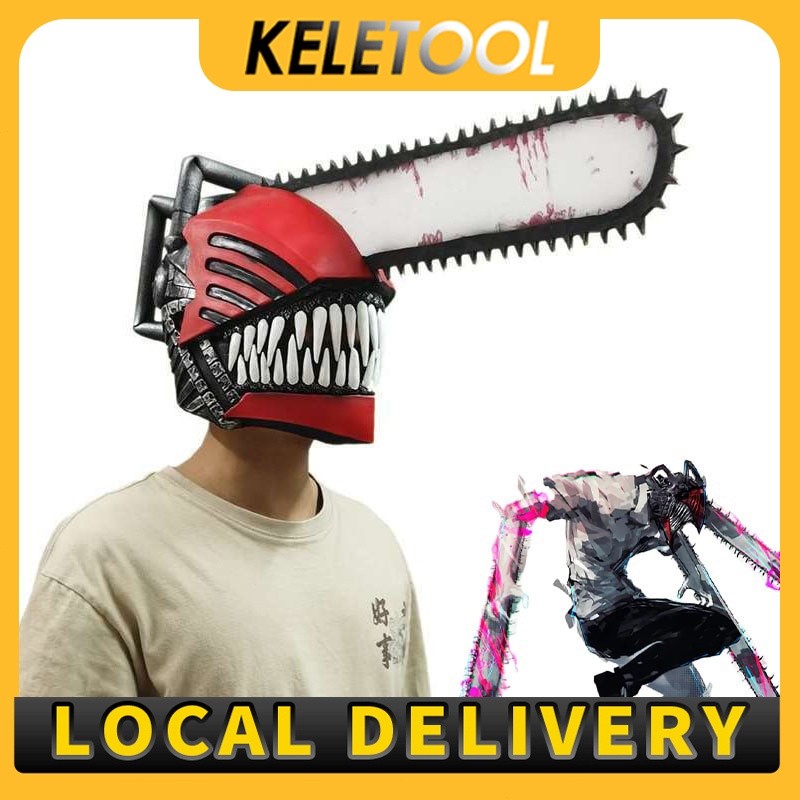 Jual Helm Chainsaw Man Tog Manusia Gergaji Chainsaw Man Denji Mask ...
