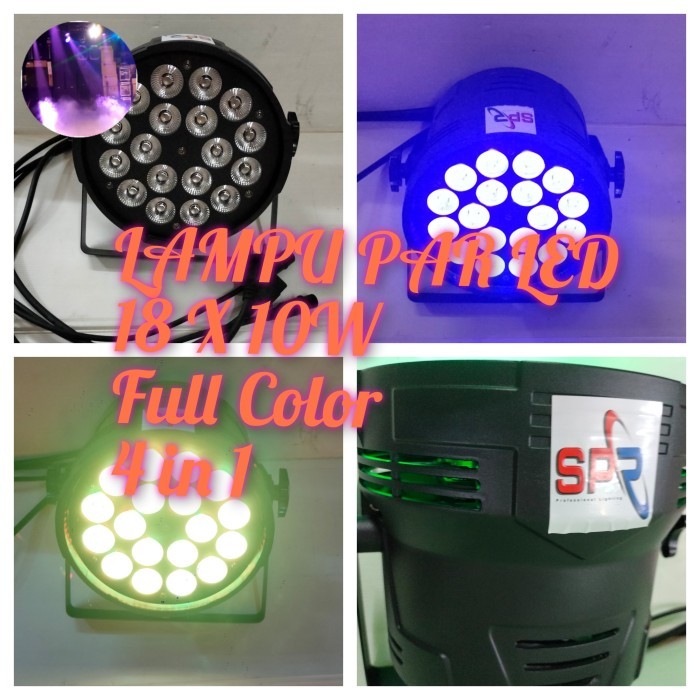 Jual Lampu Par Led 18 X 10W Full Color (4 In 1) | Shopee Indonesia