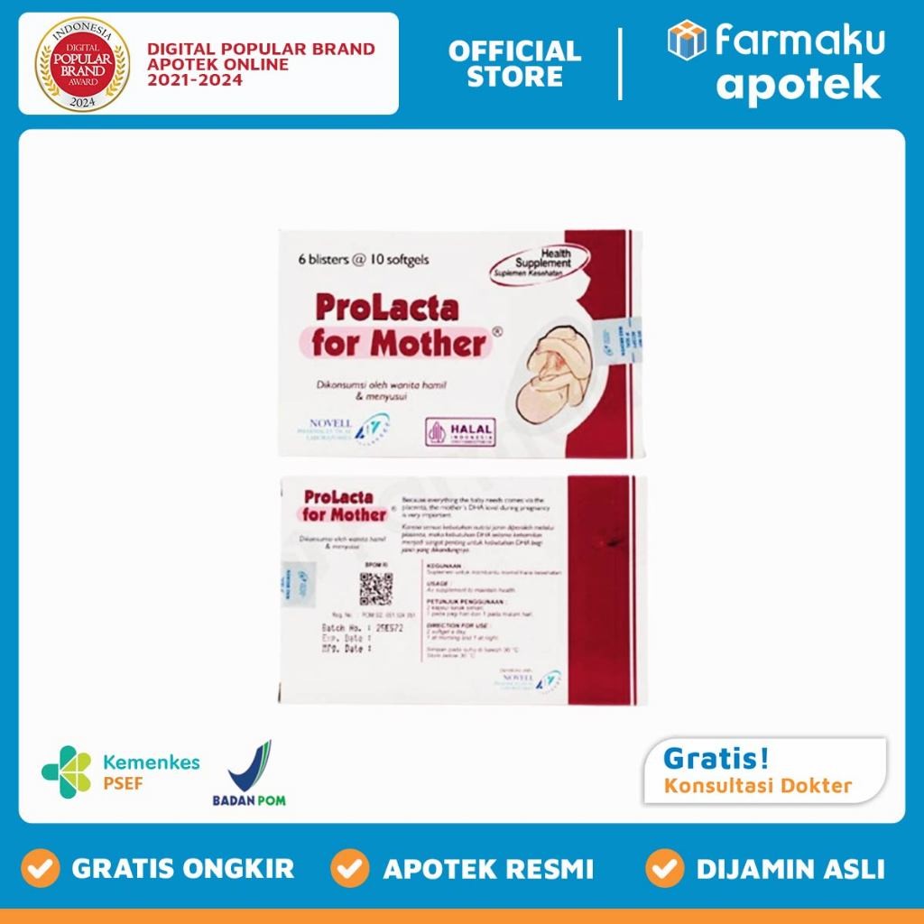 Jual Prolacta for Mother Strip 10 Capsule - BIN | Shopee Indonesia