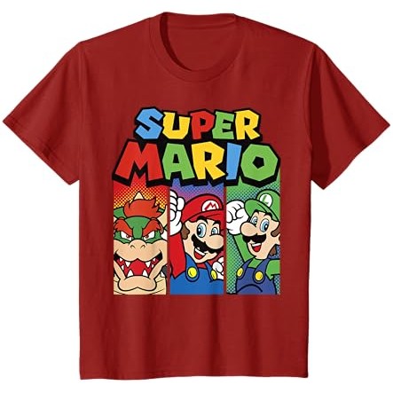 Jual Kaos Panel Pahlawan Nintendo Sekolah Lama Vintage Super Mario Bros ...