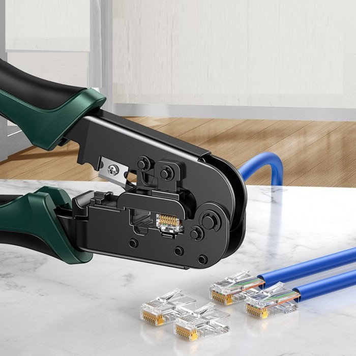 Jual Tang Crimping Tool RJ45 RJ11 Lan Network Cable 6P 8P Anti Gagal UGREEN | Shopee Indonesia