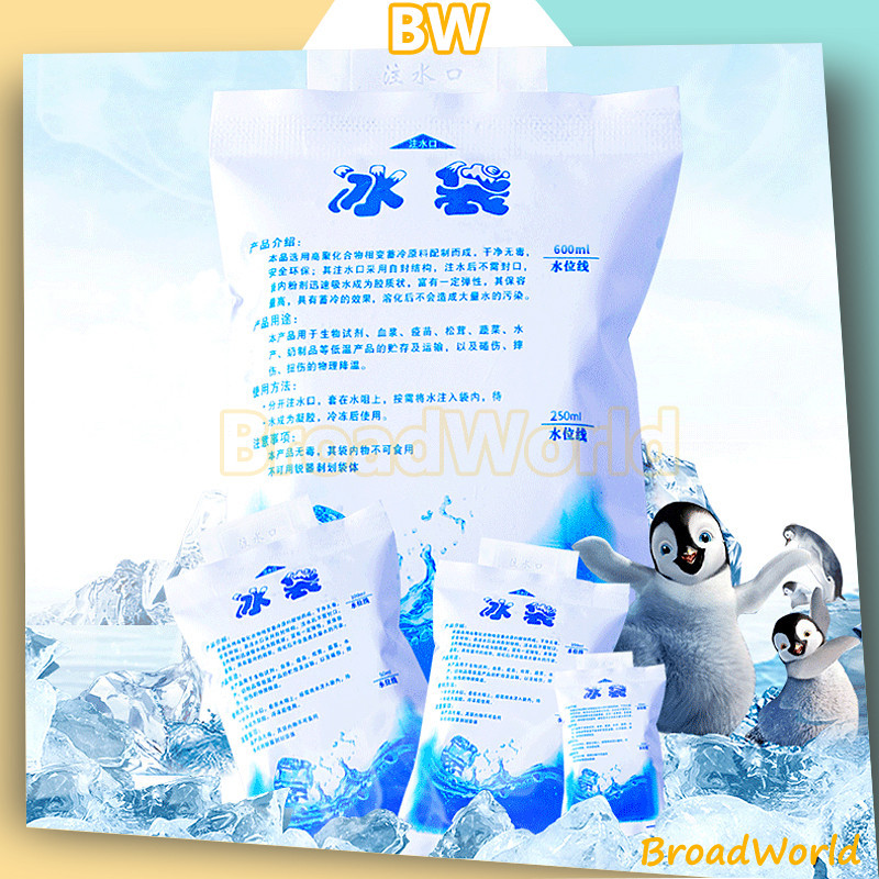 Jual Ice Gel Pack 400ml /Ice Gel Bag /Bag Dry Cooler Jelly /Kantong Es ...