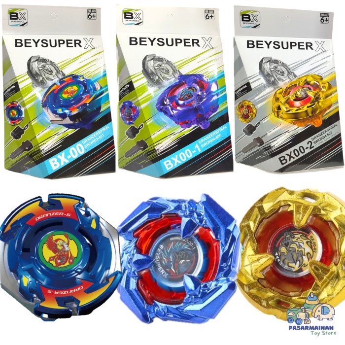 Jual Mainan Gangsing Beyblade X Dranzer Spiral Set Launcher Beysuper X ...