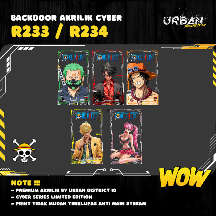 Jual URBAN Cyber Panel BackDoor R234 & R233 One Pieces | Shopee Indonesia