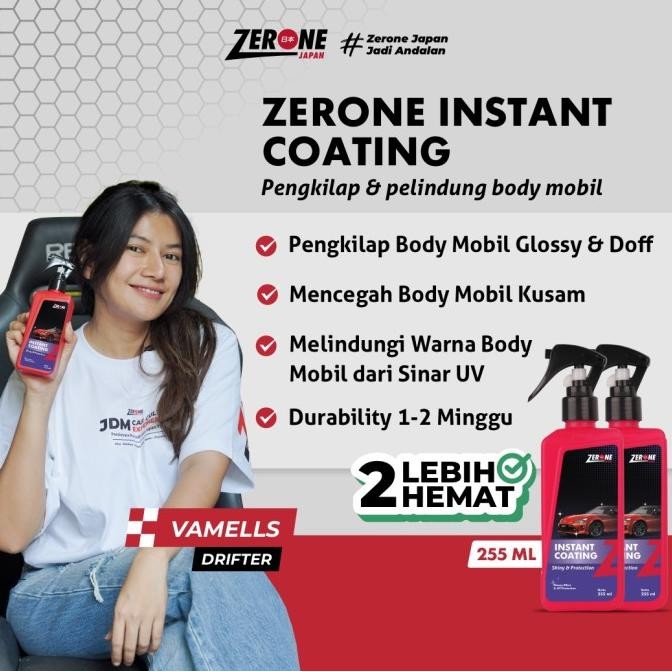 Jual [ BELI 3 LEBIH HEMAT ] Zerone Japan Instant Coating Pengkilap Body Kendaraan Efek Daun ...