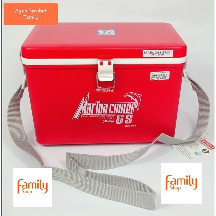 Jual MARINA COOLER BOX KOTAK BOX ES MINI 6S LION STAR 5,5L I-15 I15 | Shopee Indonesia