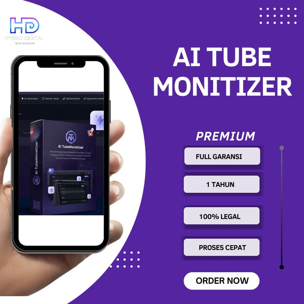 Jual AI Tube Monetizer Premium 1 Tahun Bergaransi (Proses Cepat 10 Menitan) | Shopee Indonesia