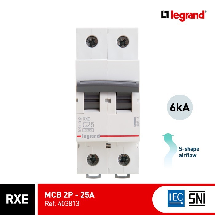 Jual Legrand MCB RXE SEA 2P 25A Type C 6kA | Shopee Indonesia