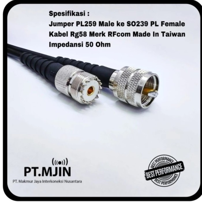 Jual Kabel Jumper Rg58 Pl Female Ke Pl Male Panjang 10 Meter New 100% Original | Shopee Indonesia