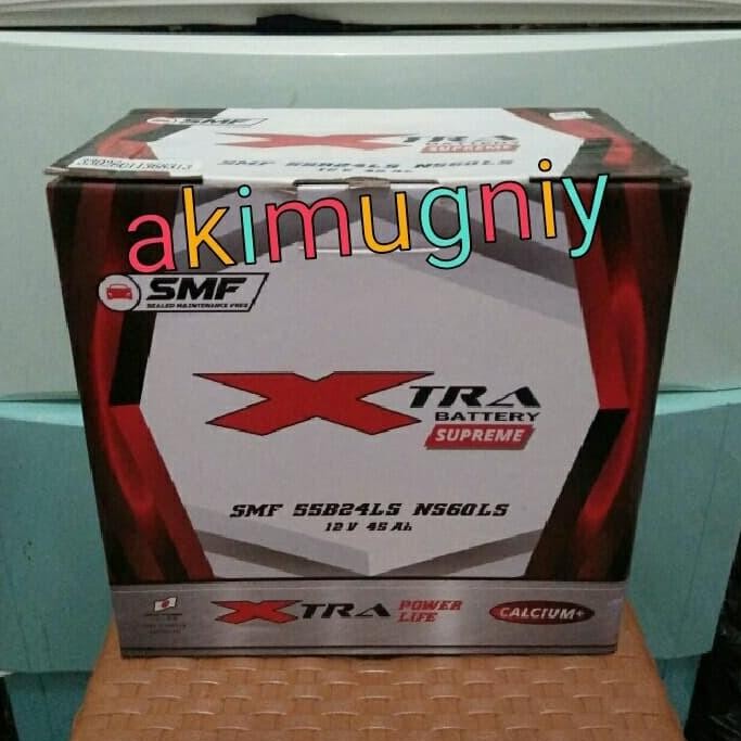 Jual Produk Baru!! aki ns60ls mf kering 12v 45ah yaris crv hrv vios sienta innova wuling ...