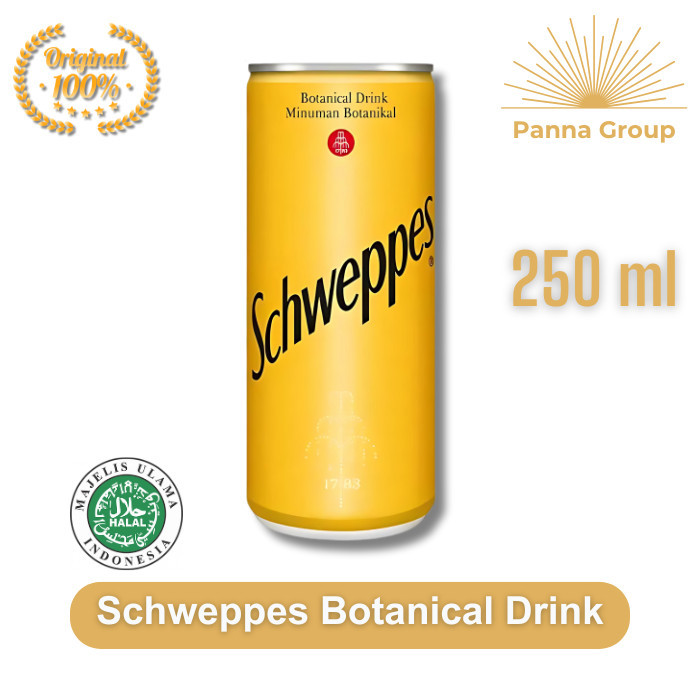 Jual Schweppes Botanical Drink / SCHWEPPES BOTANICAL DRINK TONIC WATER CAN 250ml / Air Tonik ...
