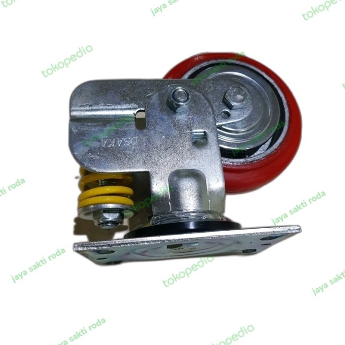 Jual Roda Pu Troli Spring 6 inch Hidup | Shopee Indonesia