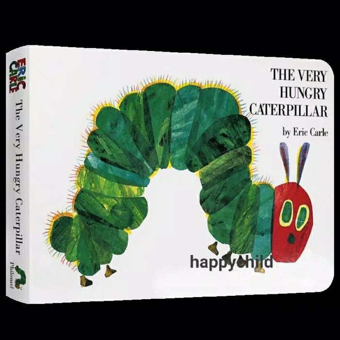 Jual ORIGINAL THE VERY HUNGRY CATERPILLAR ERIC CARLE/BOARD BOOK/BUKU ...
