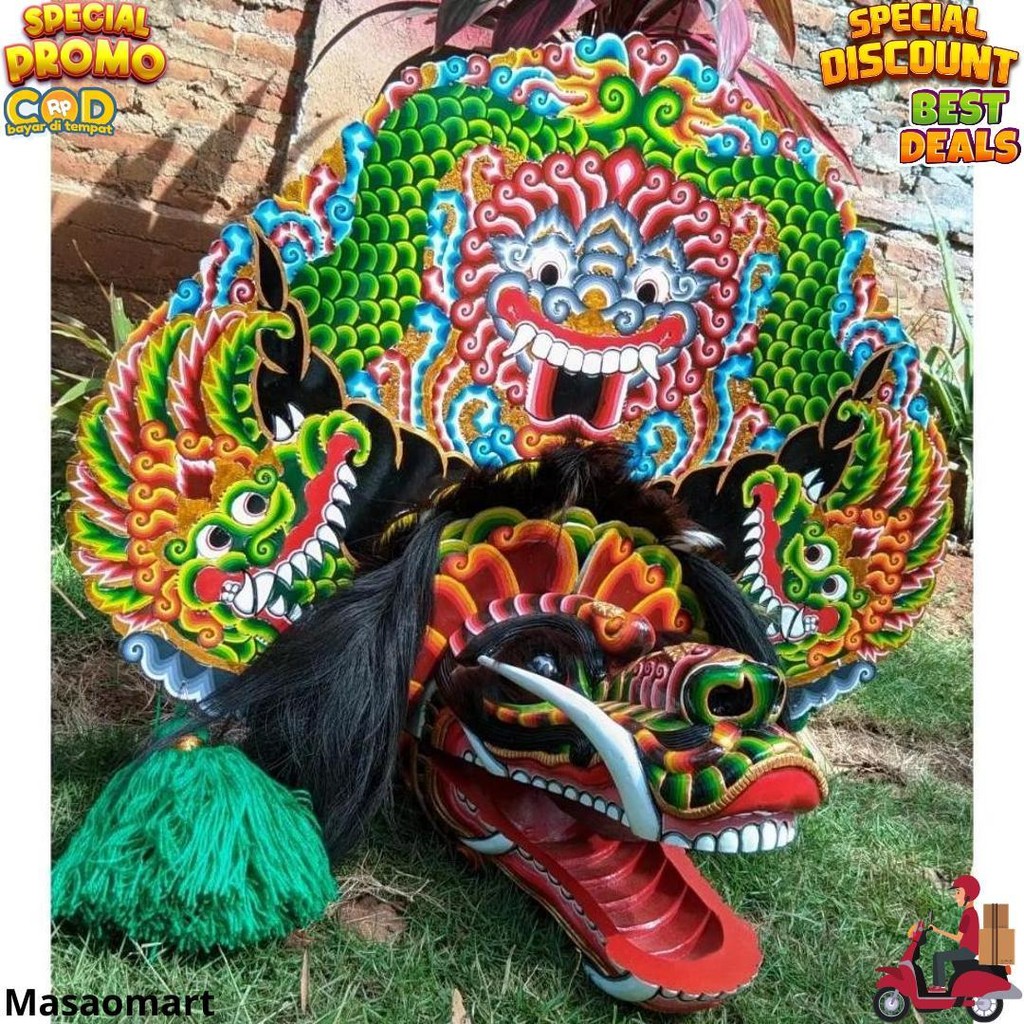 Jual Terbaik Today Promo Barongan |Barongan Kedirian Siung Gantung Full ...