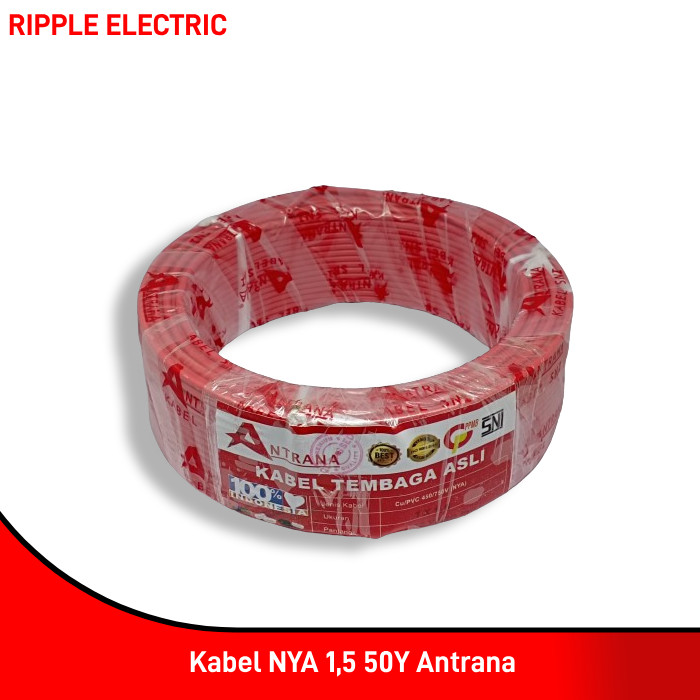Jual Kabel Listrik NYA 1,5mm 50Y Antrana SNI / Kabel NYA Antrana 50Y 1,5mm SNI | Shopee Indonesia